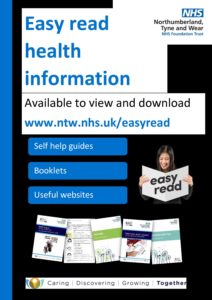 Easy read signpost to website poster - Cumbria, Northumberland, Tyne ...