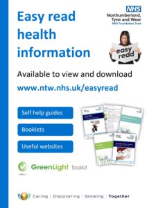 Easy read signpost to website poster - Cumbria, Northumberland, Tyne ...