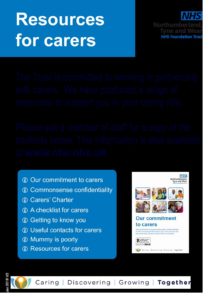 Carers info poster Jan 2018 V2 - Cumbria, Northumberland, Tyne and Wear ...